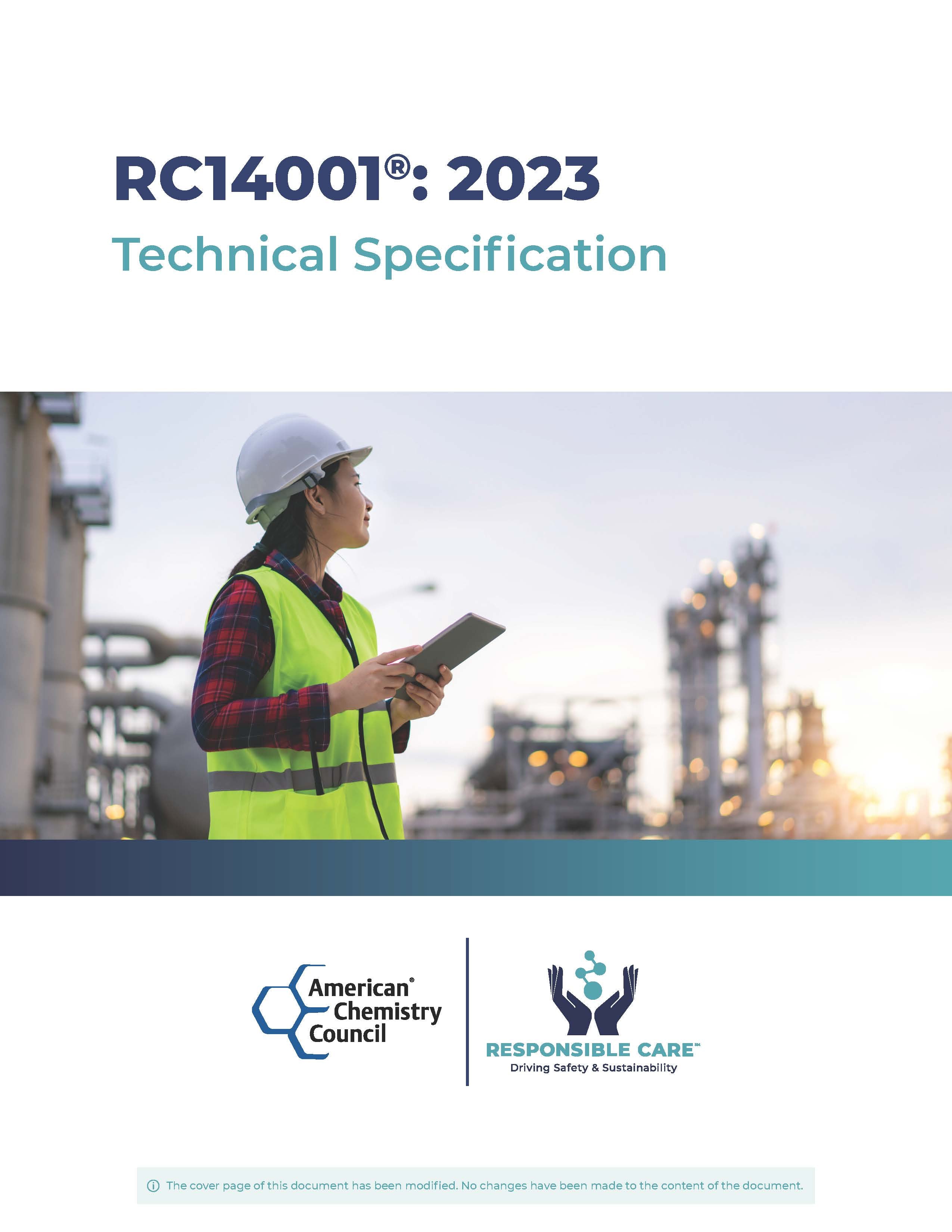 RC 14001®: 2023 Technical Specification – ACC Store